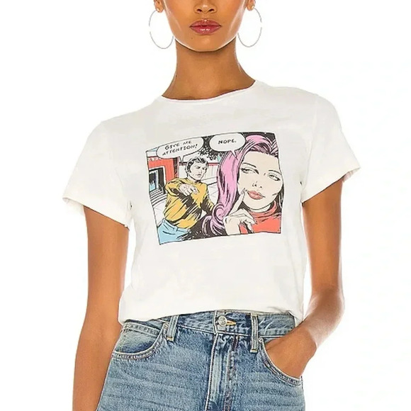 Re/Done | Tops | Redone Graphic Tee Shirt Nope Classic Comic Top ...